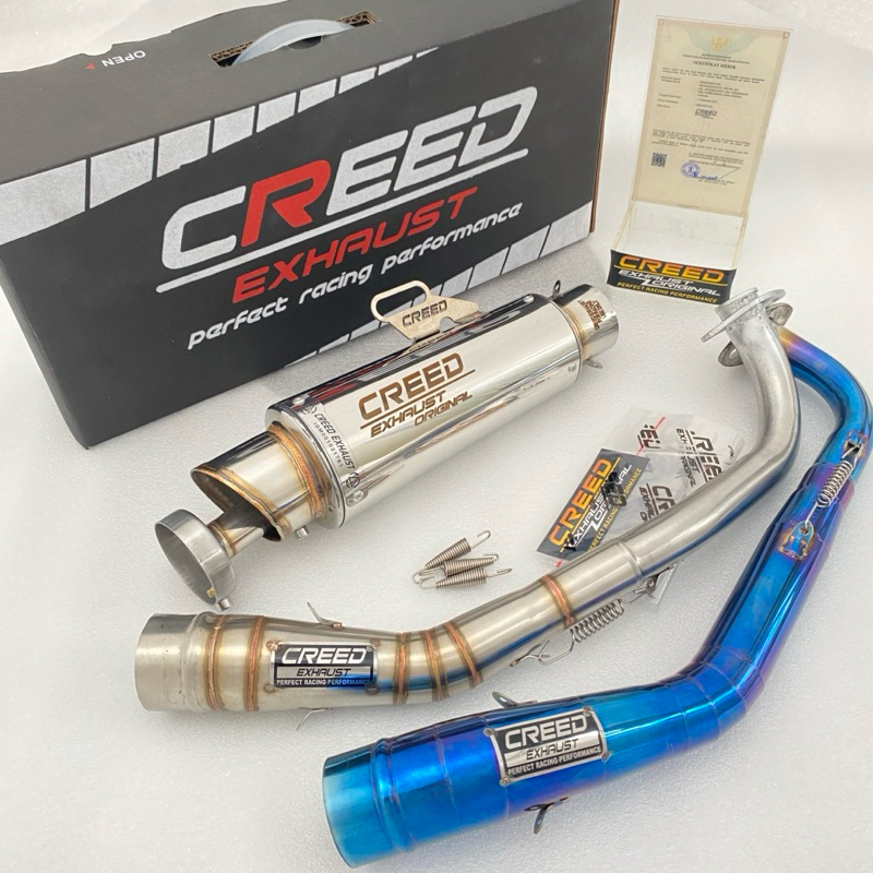 Jual Knalpot Creed Exhaust Model TR PRO TITAN Power Sound Pcx 150 160 ...