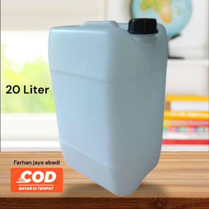 Jual Drigen 20 liter, jerigen putih 20 liter | Shopee Indonesia