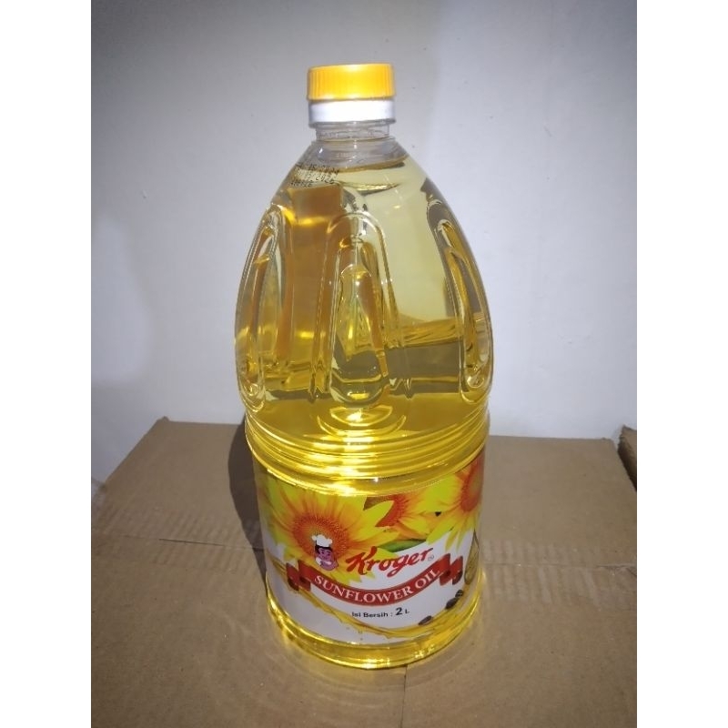 Jual kroger sunflower oil 2 liter ( minyak biji bunga matahari ...