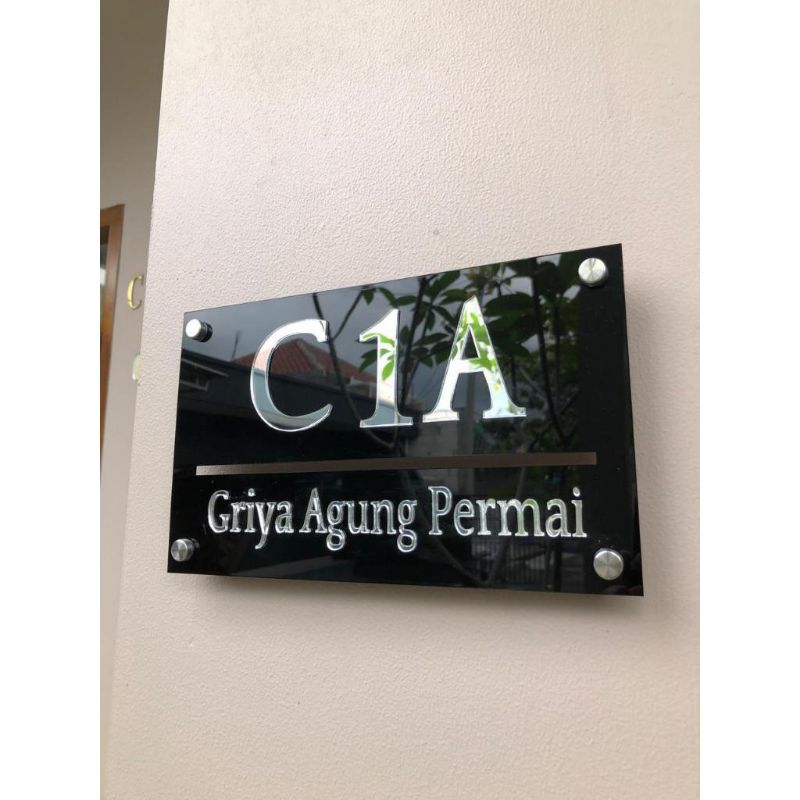 Jual Nomor Rumah Akrilik Timbul Premium | Shopee Indonesia