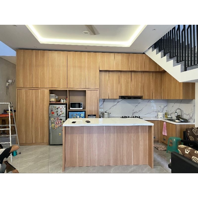 Jual Custom kitchen set HPL | Kitchen set | Kitchen set Custom | Shopee ...