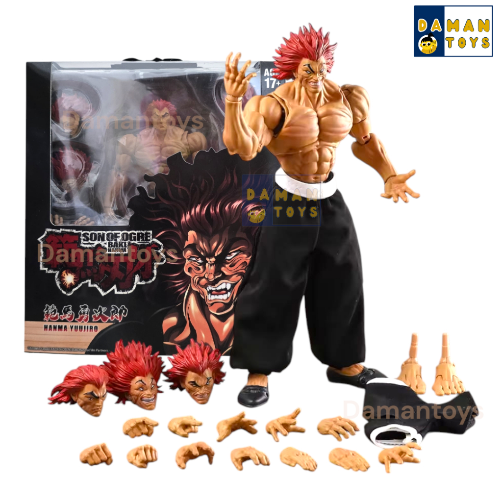 Jual Action Figure Shf Yujiro Hanma Son Of Ogre Baki Hanma | Shopee ...