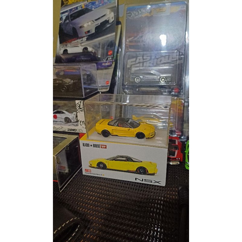 Jual MINIGT KAIDO HOUSE Honda NSX V1 Yellow & HW mitsubishi lancer VI ...