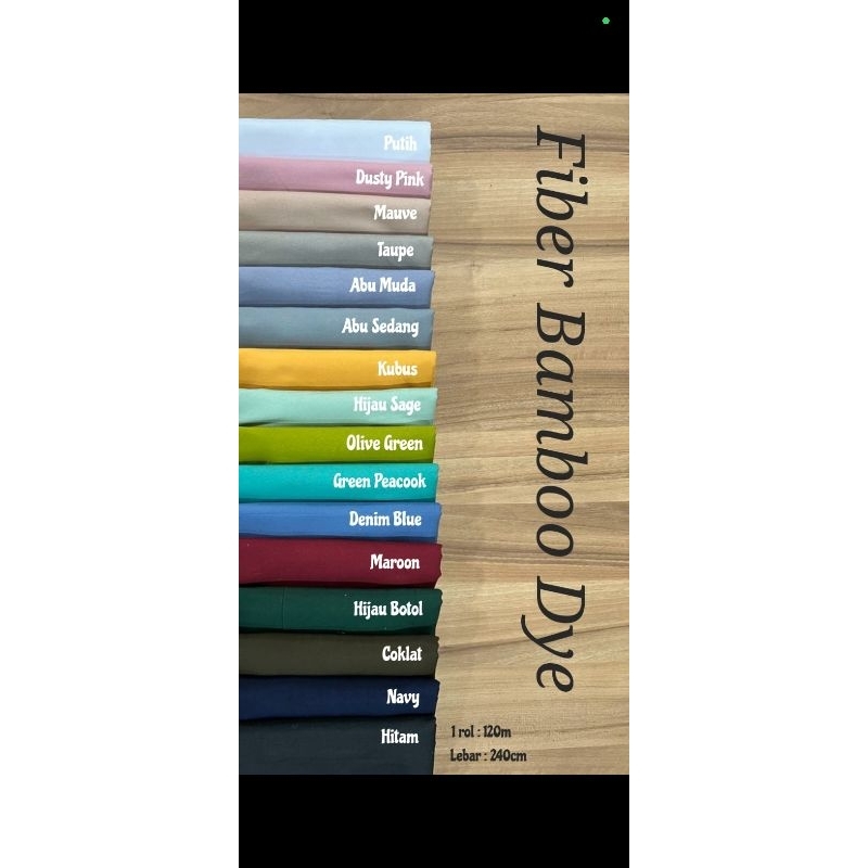 Jual Fiber Bamboo Dye navy kain roll | Shopee Indonesia
