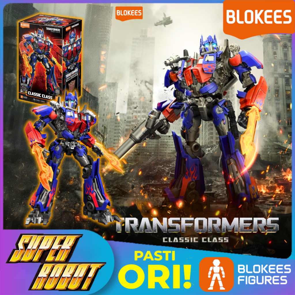 Jual 𝗕𝗟𝗢𝗞𝗘𝗘𝗦 Figure Transformers Classic Class CC-09 Optimus Prime ...