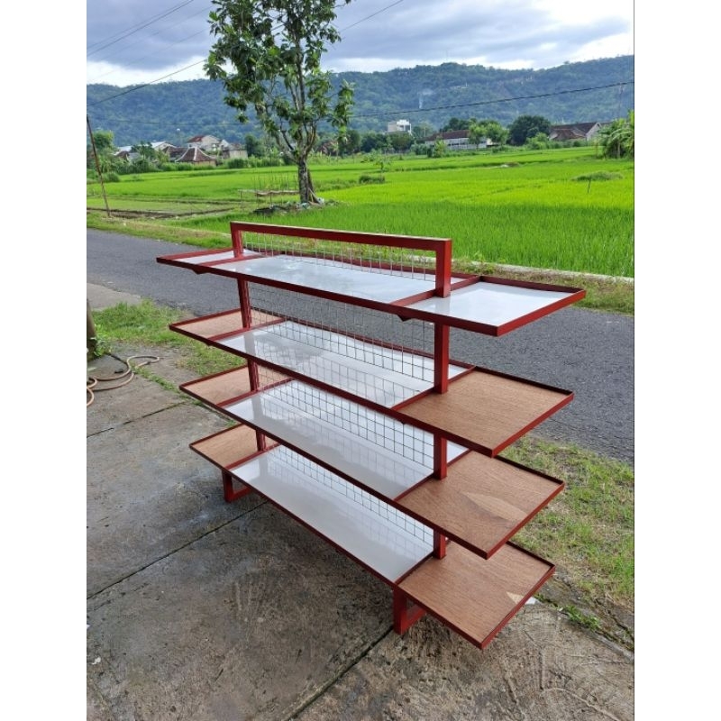 Jual Rak besi rak jualan rak minimarket | Shopee Indonesia