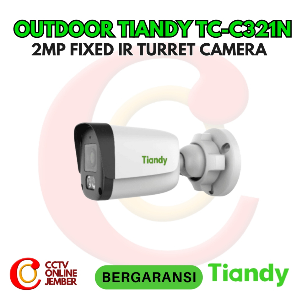Jual IP Camera CCTV PoE Tiandy TC-C321N 2MP Audio AK Series Outdoor ...
