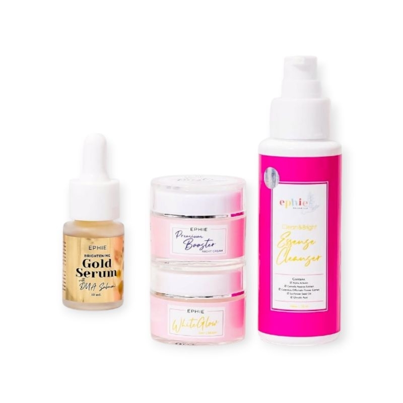 Jual EPHIE SKINCARE PAKET PREMIUM BASIC ISI 4 SERUM | Shopee Indonesia