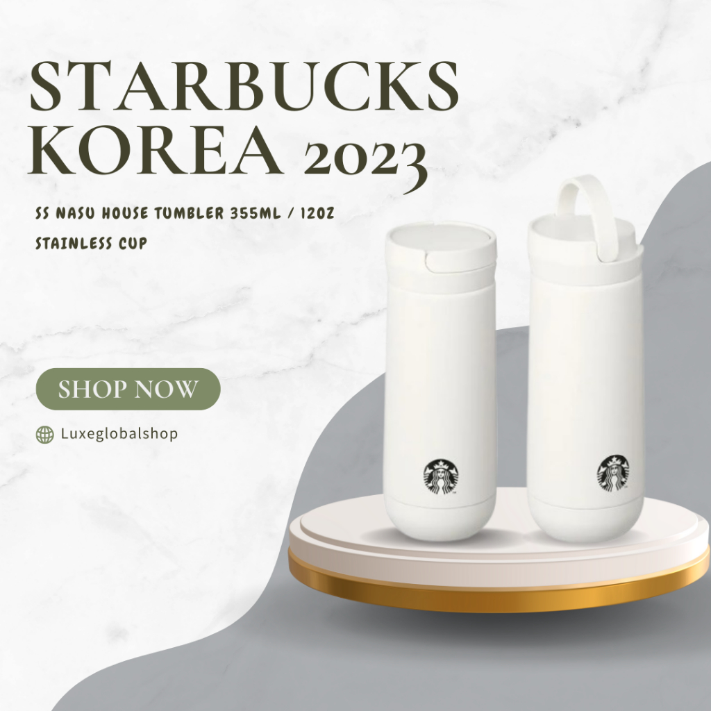 Jual Original Starbucks Korea 2023 SS Nasu House Tumbler 355ml / 12oz Stainless cup | Shopee ...
