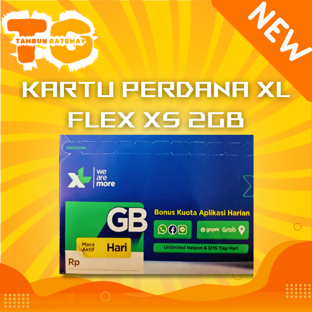 Jual Kartu Perdana XL Combo Flex XS 2GB Nasional Segel | Shopee Indonesia