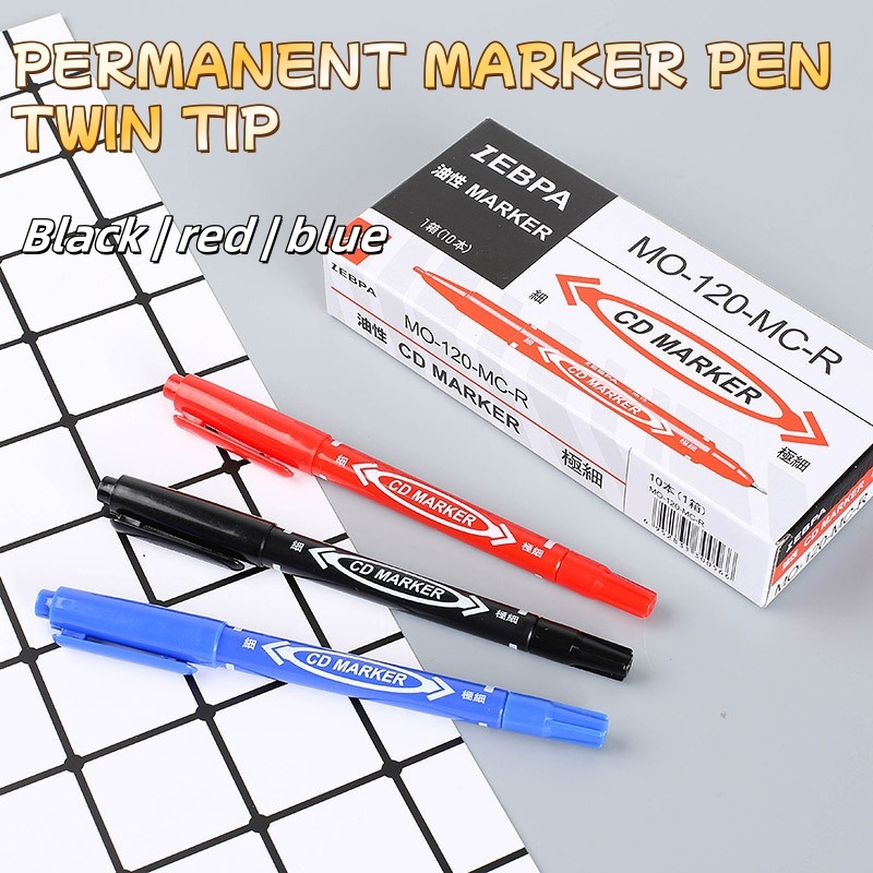 Jual Spidol Double Marker /Spidol 2 Sisi / Spidol Marker / Marker ...