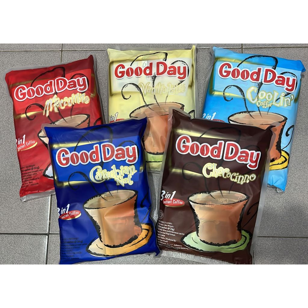 Jual FX SHOP KOPI GOOD DAY 3in1 ALL VARIAN RENCENG ( ISI 10 x 20 gr ...