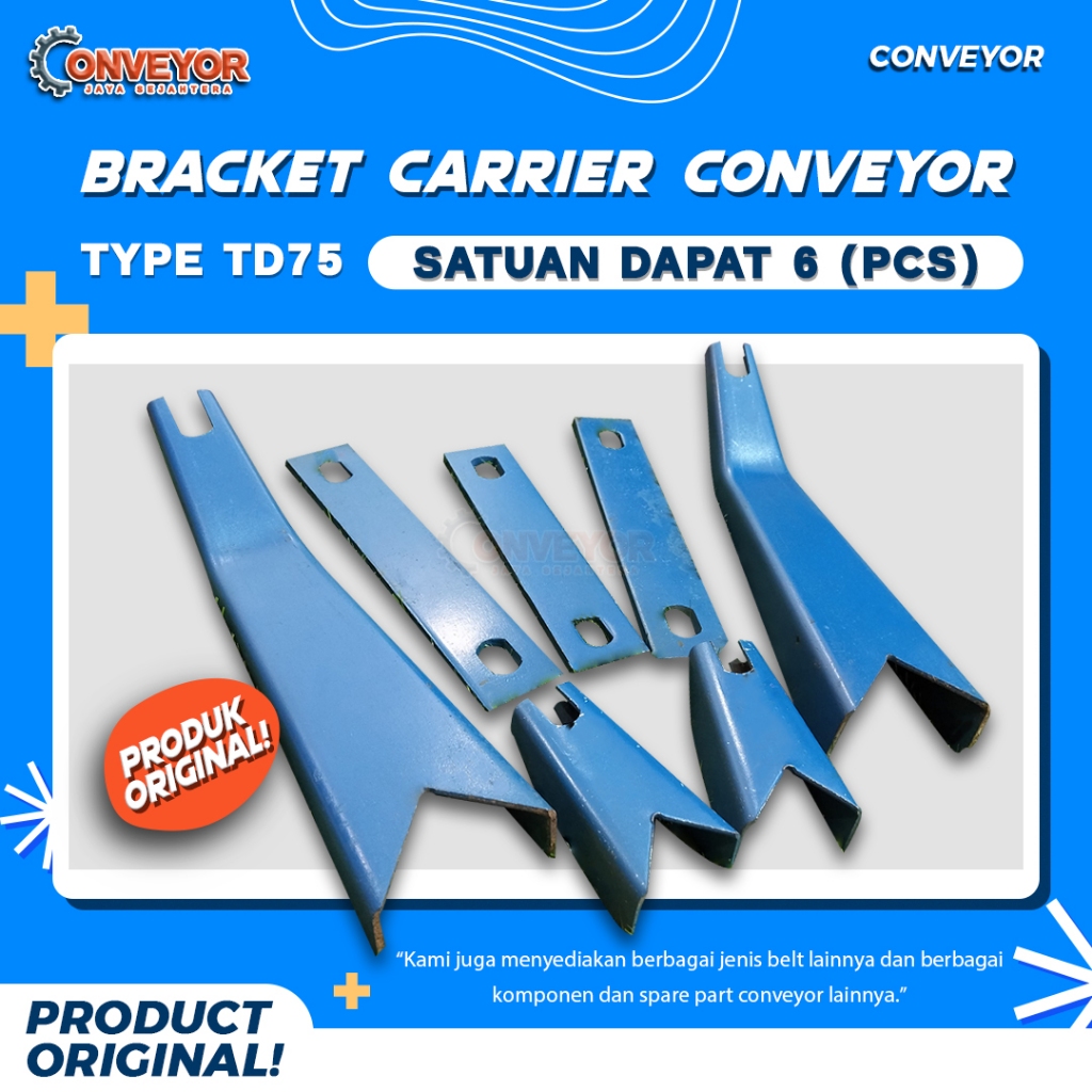 Jual Bracket Carrier Roller Conveyor TD75 BW1000 ( 20set ) | Shopee ...