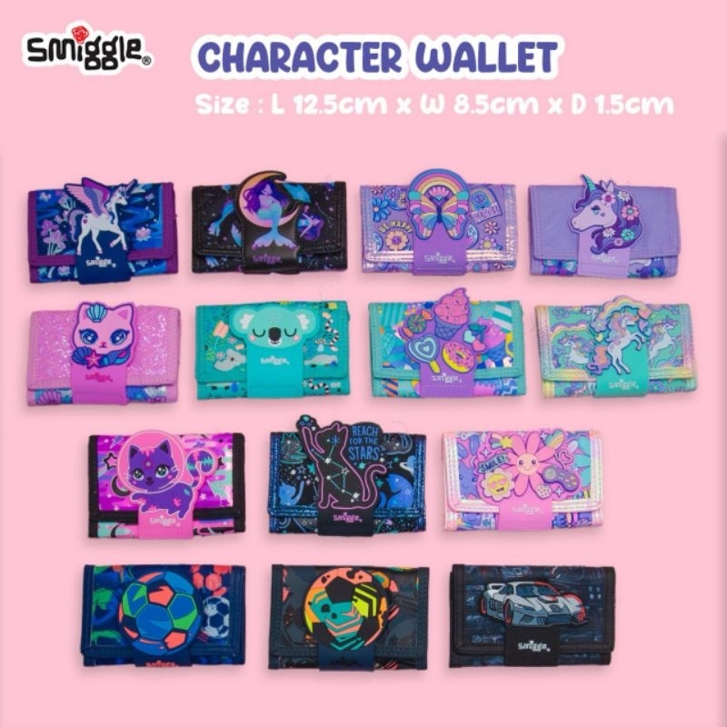Jual Smiggle Characters Wallets | Dompet Anak Wallet | Shopee Indonesia