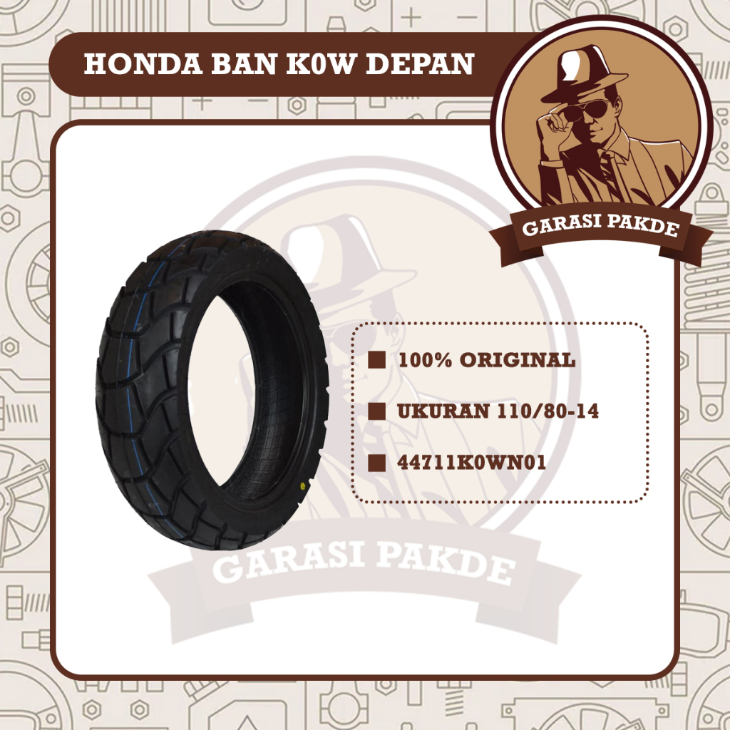 Jual Ban Depan K0W 110/80 Ring 14 Motor ADV 150 160 2019-2022 Original ...