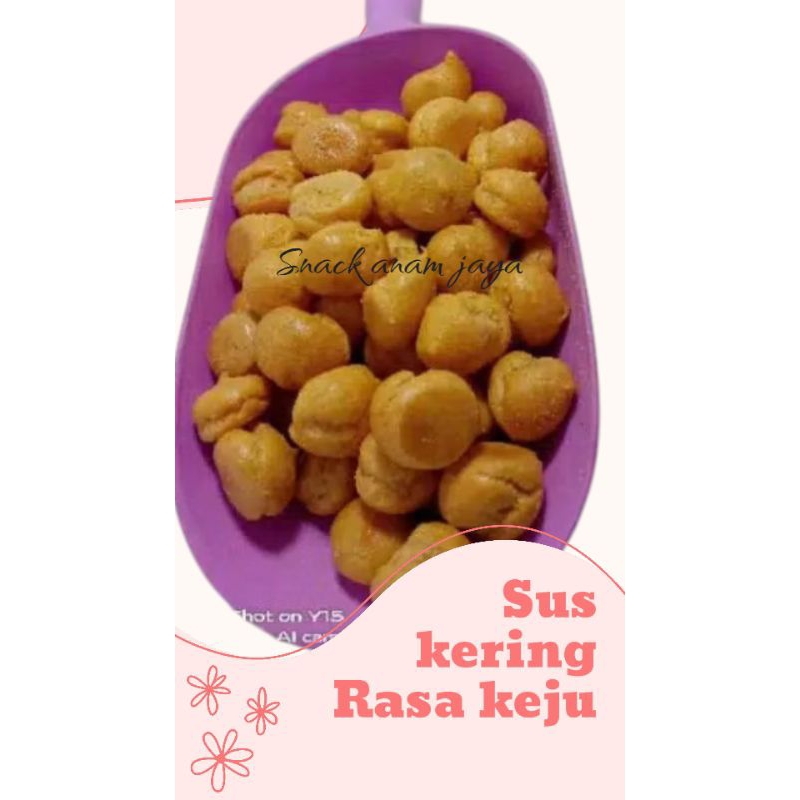 Jual sus tetes keju/soes kering rasa keju/Snack kiloan makanan ringan ...