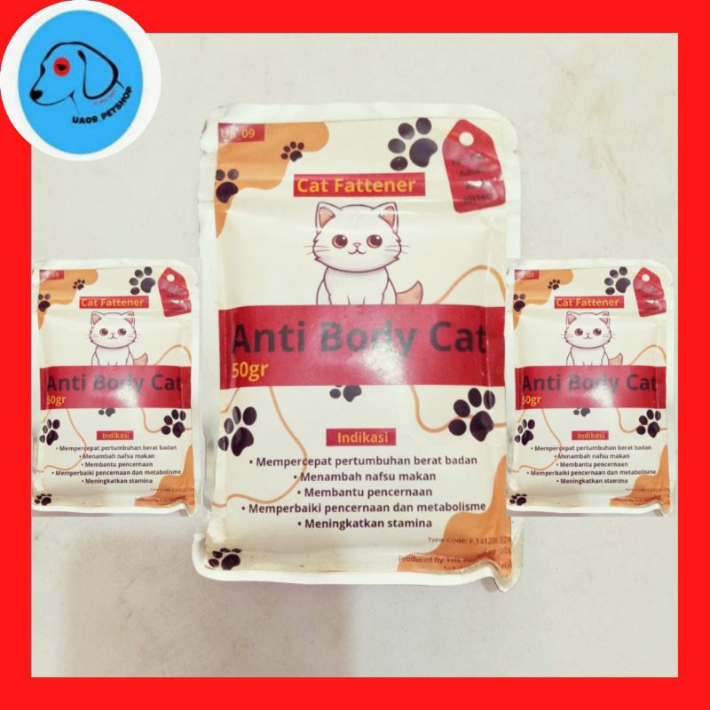 Jual Anti Body Cat 50gr | Cat Fattener | Penggemuk Kucing | Shopee ...