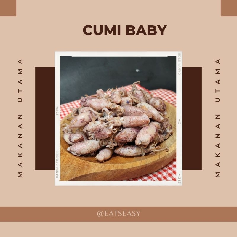 Jual Ikan Asin Baby Cumi / Cumi Asin / Cumi Rebus Berat 500gram ...