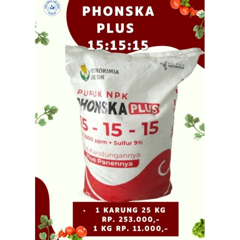 Jual Phonska Plus 15-15-15 / Repack 1 Kg | Shopee Indonesia