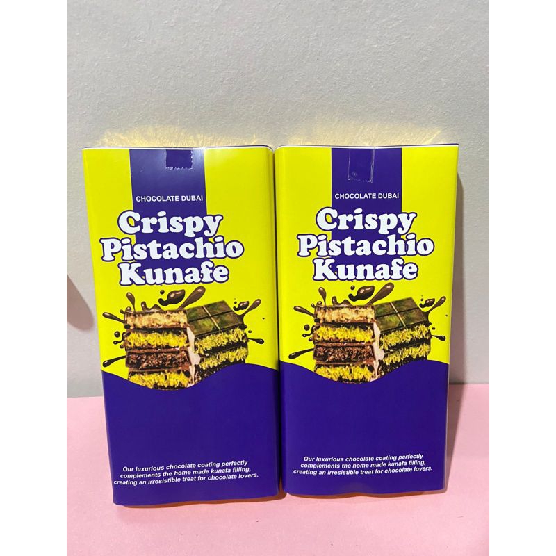 Jual Chocolate Dubai Crispy Pistachio Kunafe Coklat viral Coklat dubai | Shopee Indonesia