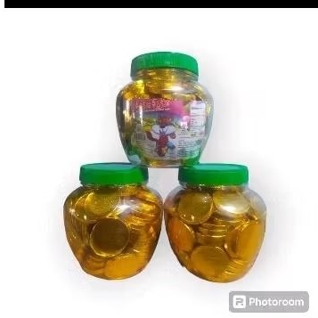 Jual Permen Coklat Koint Emas Isi 100 Pcs Coklat Koin Toples Cokelat ...