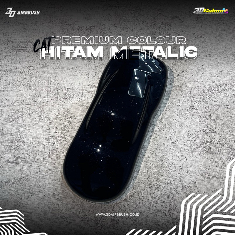 Jual CAT HITAM GLOSY + EFFECT XYRALIC BIRU ( BISA REQUEST EFEK NYA ...