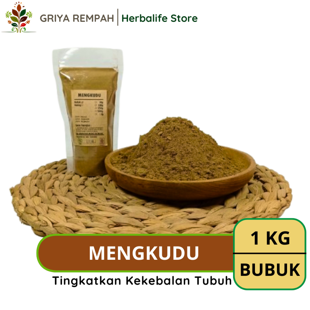 Jual BUAH MENGKUDU BUBUK 1 KG Pace Ramuan Rempah Herbal Kering Alami ...
