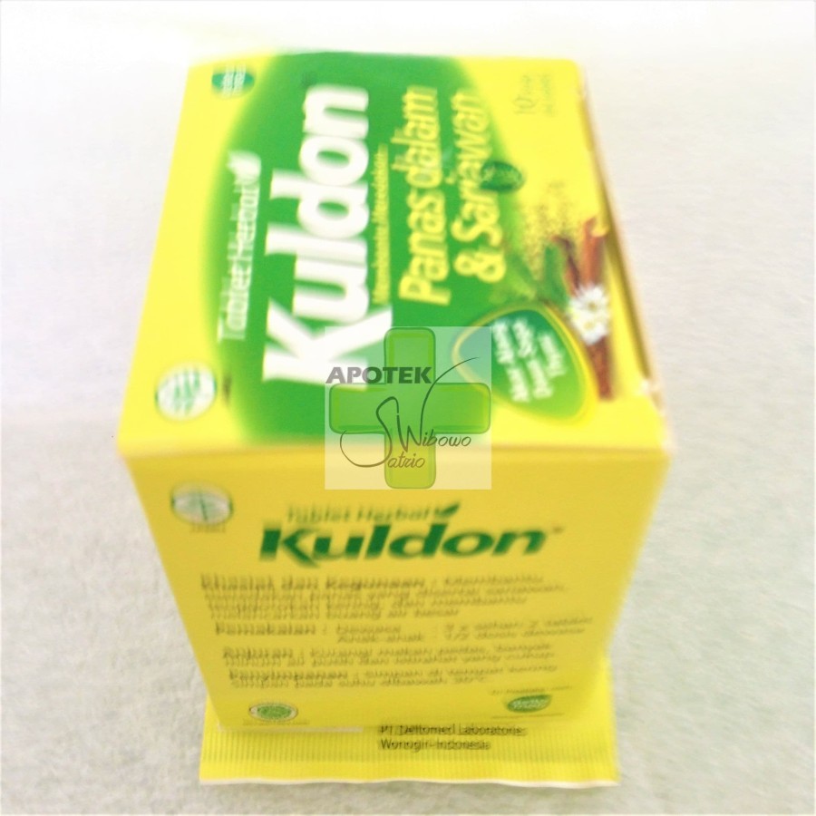 Jual Obat Herbal Sariawan & Panas Dalam Kuldon Tablet Strip 4's ...