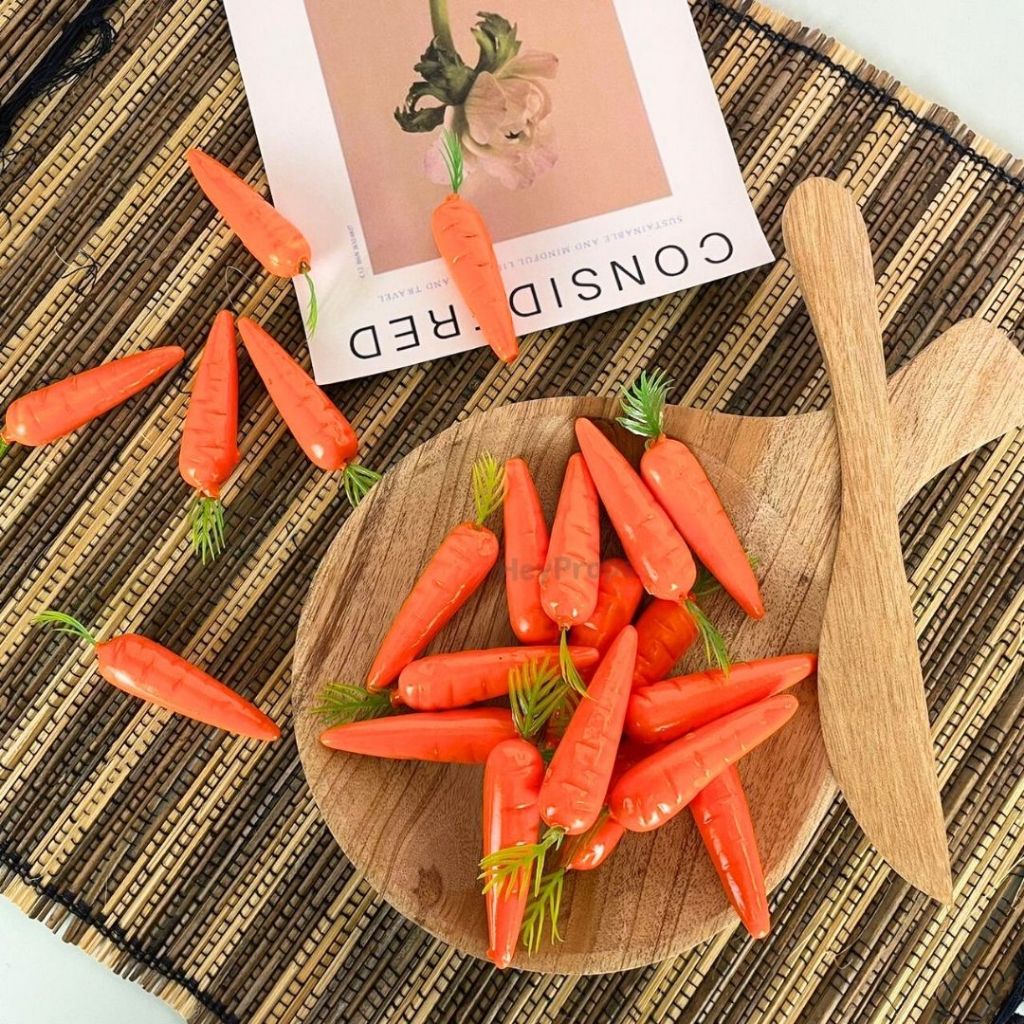 Jual HEYPROPS Mini Wortel Imitasi untuk Properti foto produk / wortel ...