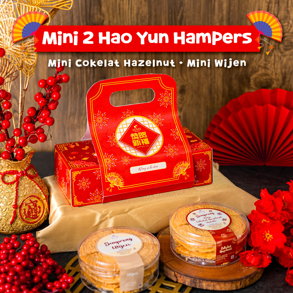 Jual CNY Hampers — Mini 2 Hao Yun Hampers — Loves Semprong mini Nutella ...