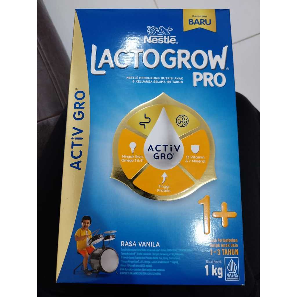 Jual Lactogrow pro 1+ 1000gr 1-3 Tahun (Vannila dan Madu) | Shopee ...