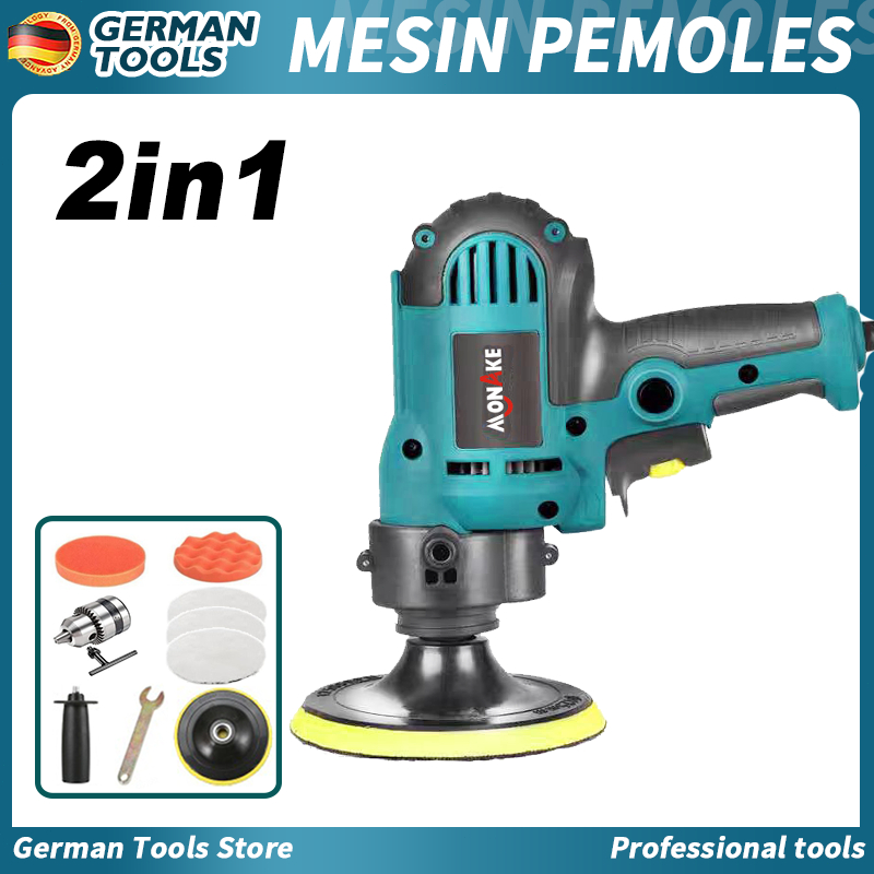Jual German tools Mesin Poles Mobil Polisher 5 INCH Alat Poles Cat ...