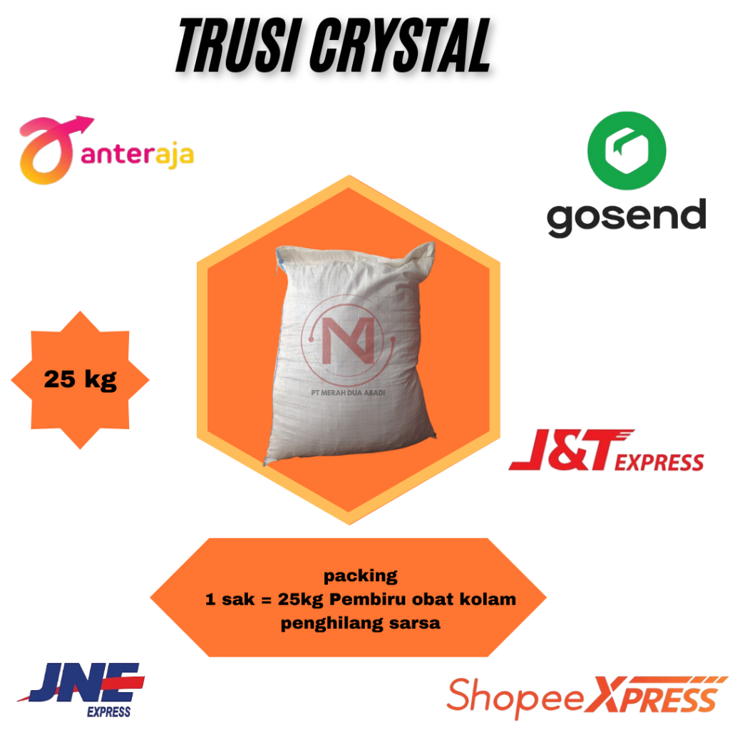 Jual TRUSI KRISTAL/1ZAK/25KG | Shopee Indonesia