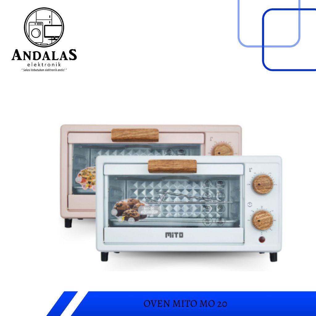 Jual MITO Oven Listrik Mini MO20 MO 20 Electric Low Watt Kecil Mitochiba | Shopee Indonesia