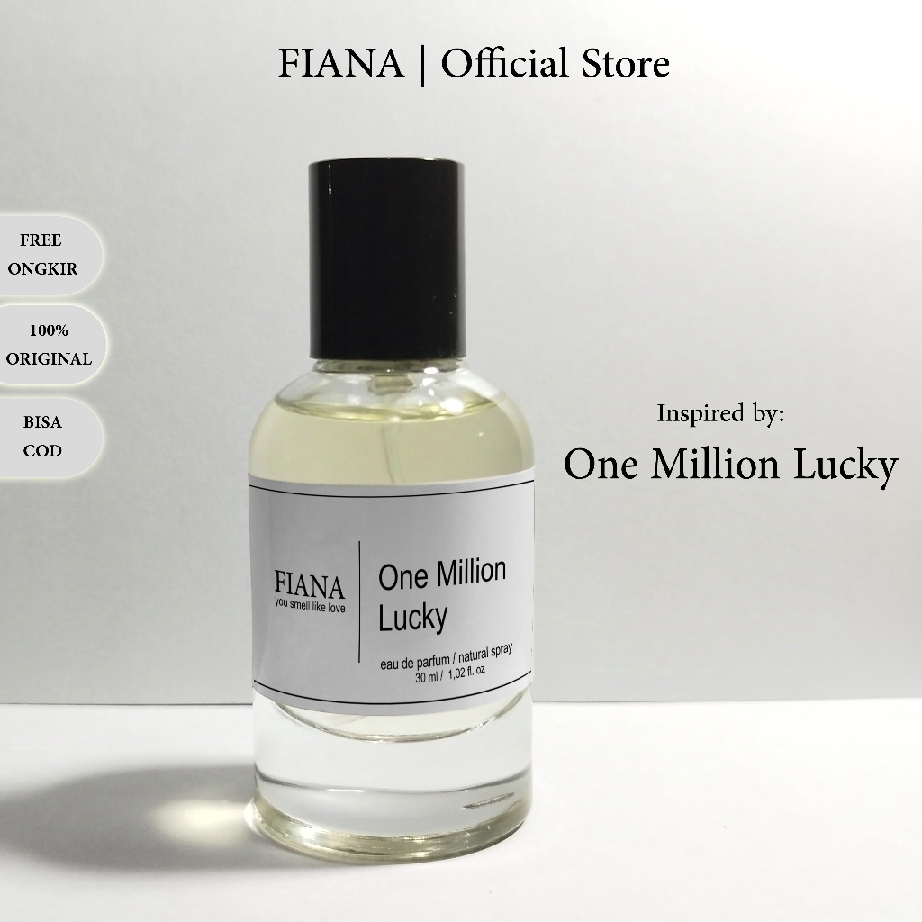 Jual Fiana One Million Lucky Parfum Pria EDP 30ml | Shopee Indonesia