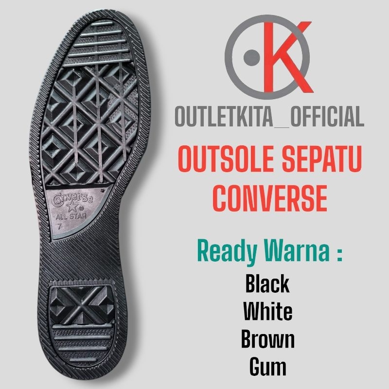 Jual Outsole Converse Allstar Size 27-45 TERMURAH | Shopee Indonesia