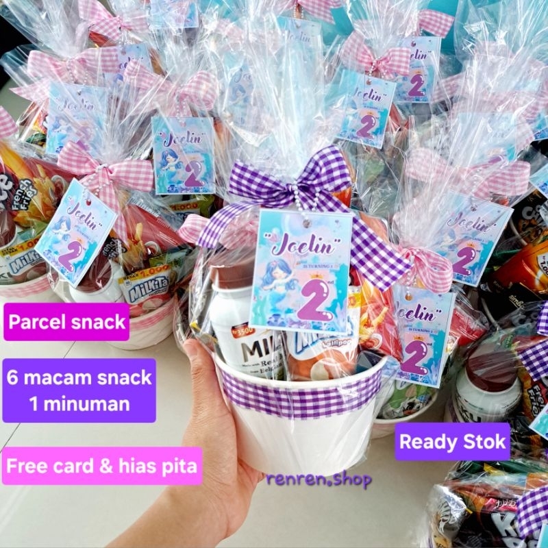 Jual FREE CARD - PARCEL SNACK KEMASAN CANTIK ULANG TAHUN | Shopee Indonesia