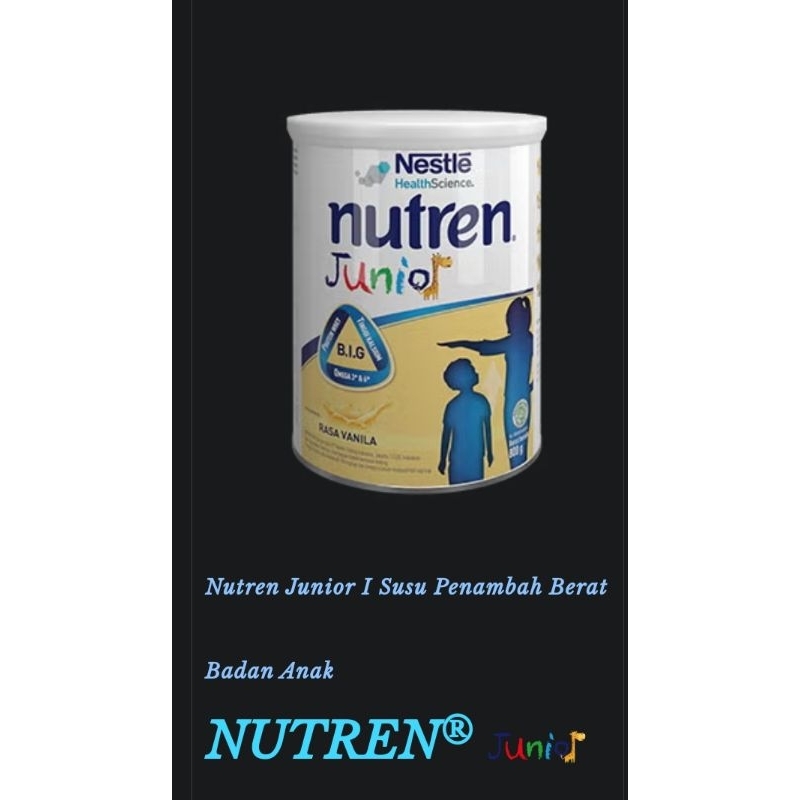 Jual NUTREN JUNIOR SUSU PENAMBAH BERAT BADAN ANAK 800 g | Shopee Indonesia