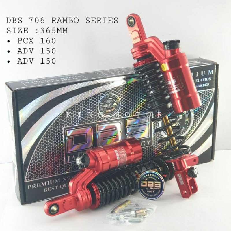 Jual DBS shockbreaker 706 Rambo series 365mm PCX 160 ADV 160 ADV 150 | Shopee Indonesia