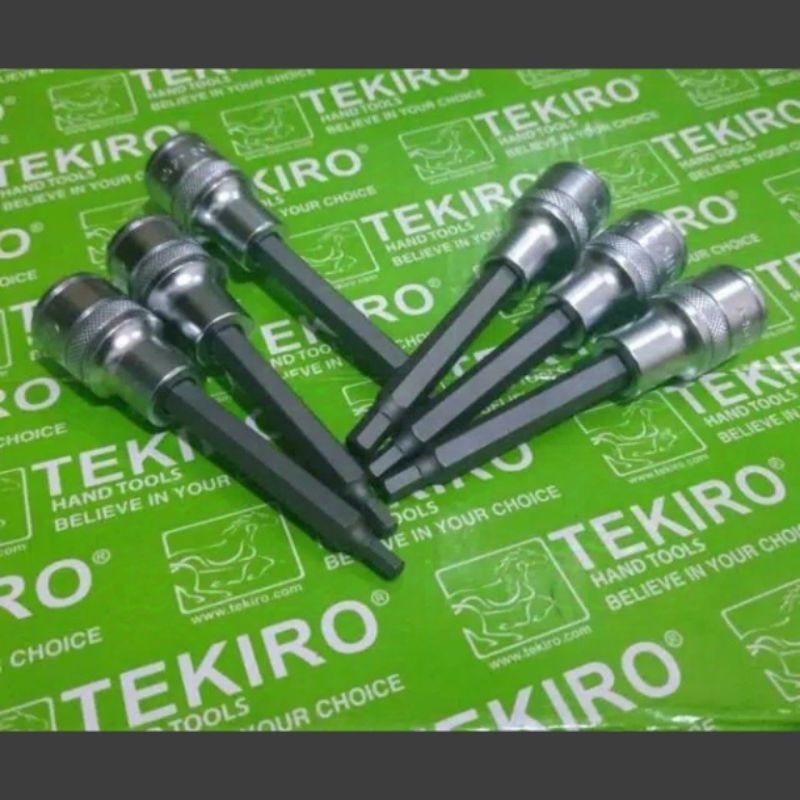 Jual TEKIRO Mata sock L 1/2 inch / Hex bit socket long | Shopee Indonesia