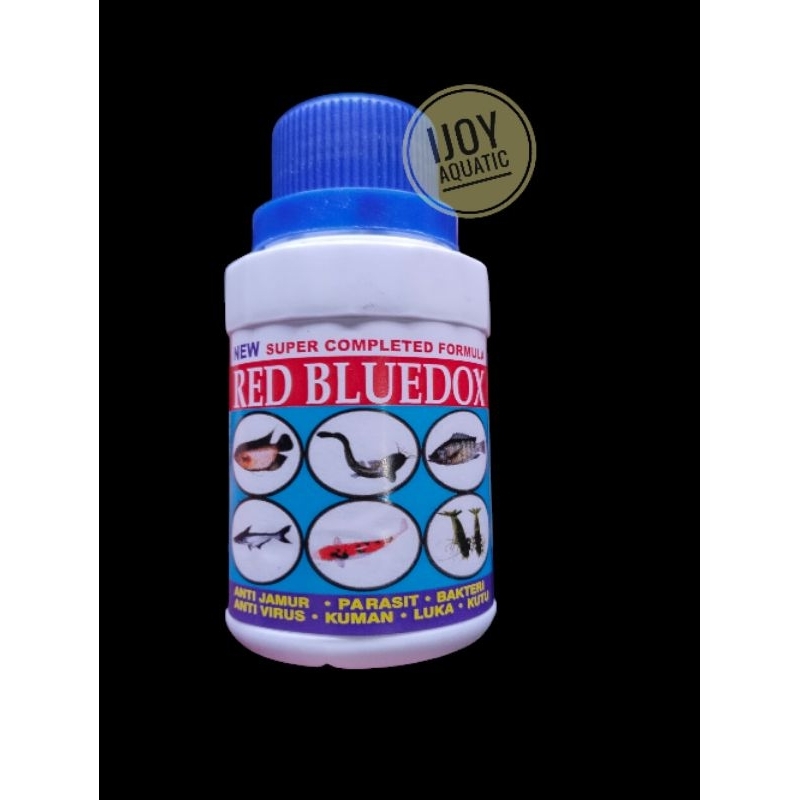 Jual RED BLUEDOX 120ml obat ikan anti jamur parasit kuman luka kutu ...