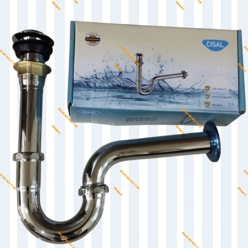 Jual Sifon Leher Angsa Pencet / Sifon Angsa Wastafel Stainless CISAL ...