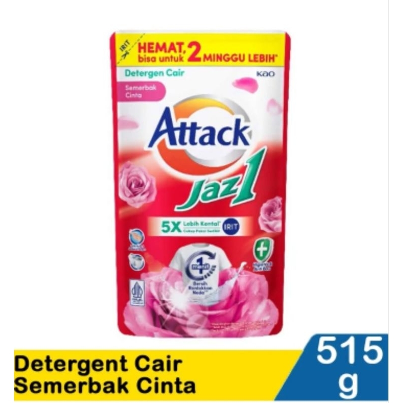 Jual Attack Jazl Kao Detergent Cair 515g | Shopee Indonesia