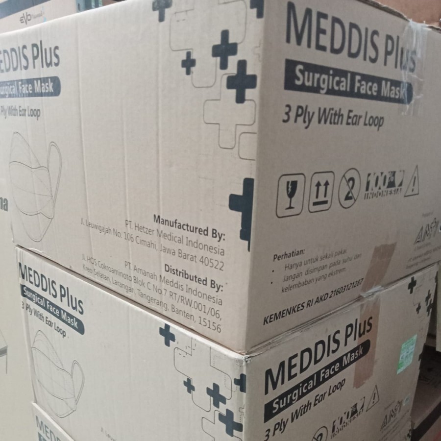 Jual Masker MEDDIS PLUS KARTONAN (40box) | Shopee Indonesia