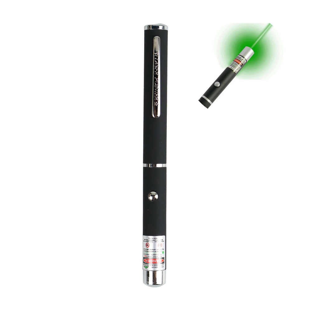Jual Laser Pointer Pen Presentasi High Power Baterai AAA 5mw Beam Hijau ...