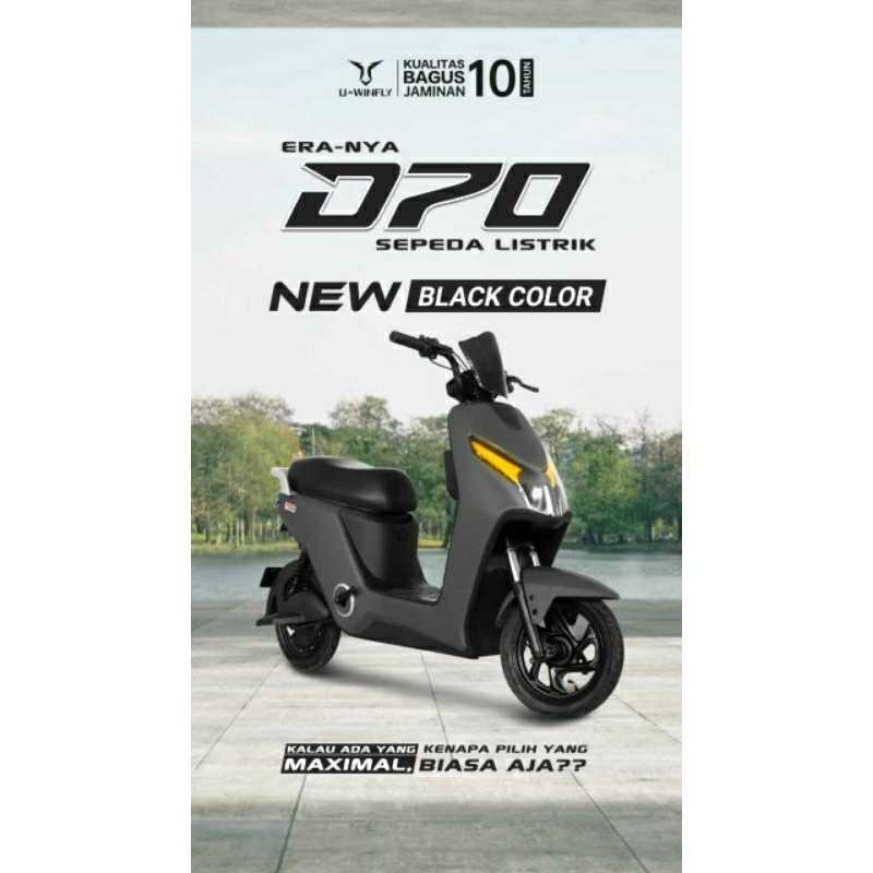 Jual Sepeda Listrik UWINFLY D70 New Design 500 Watt Garansi Resmi ...