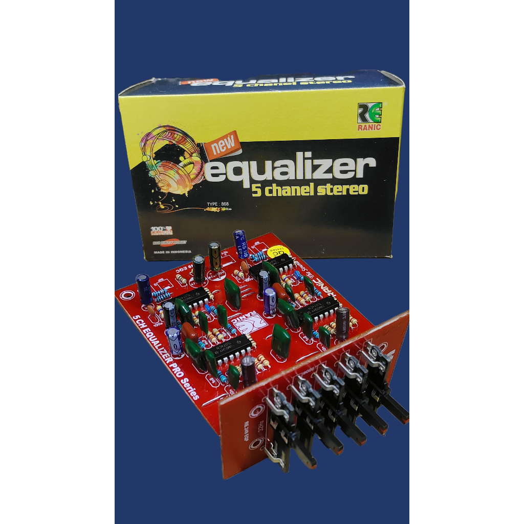 Jual KIT RANIC EQUALIZER 5 CHANEL STEREO (NEW) | Shopee Indonesia