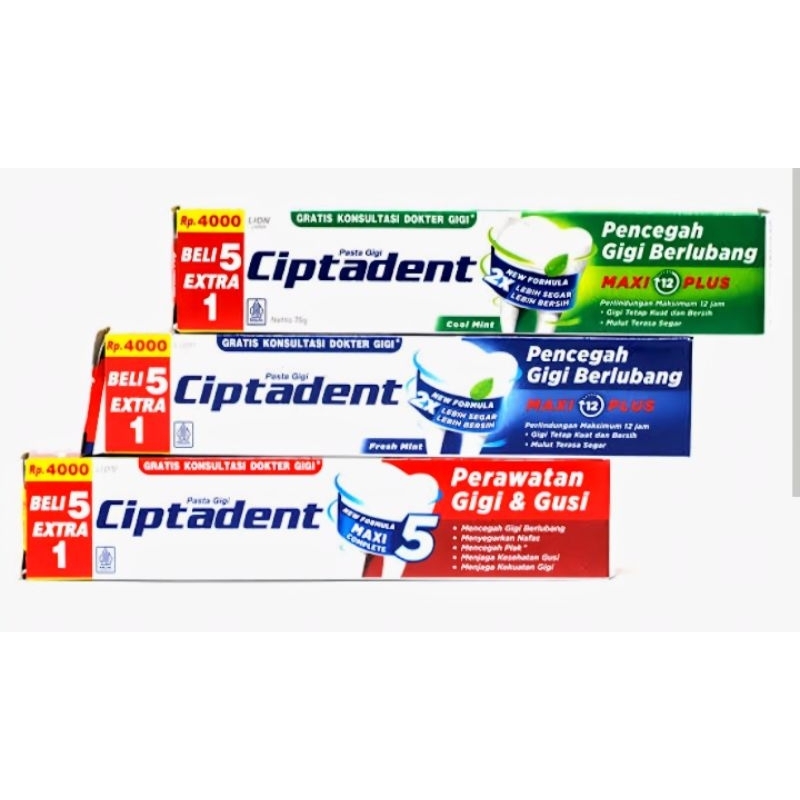 Jual ciptaden odol/toothpaste 75g | Shopee Indonesia