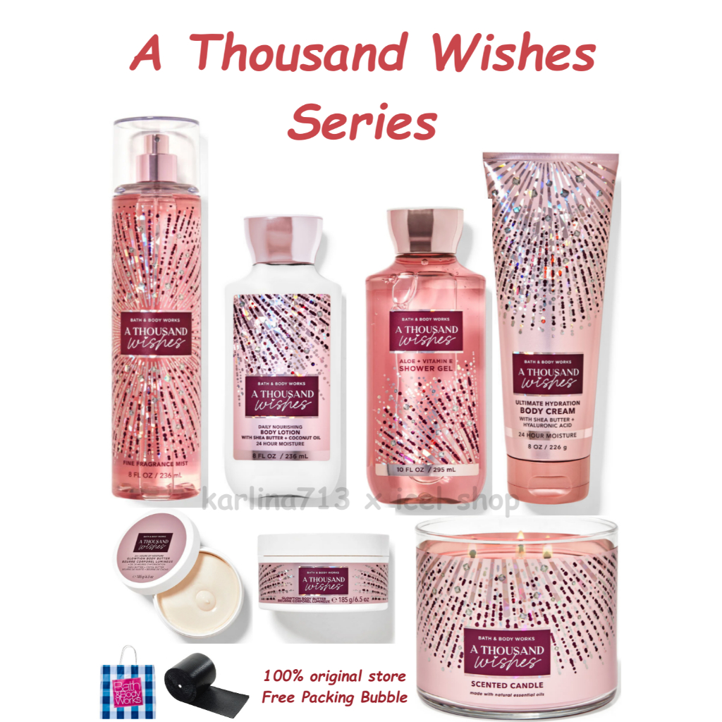 Jual BBW A Thousand Wishes Series ( Body Mist - Lotion - Cream Butter ...