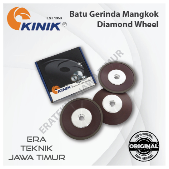 Jual Kinik Diamond CBN Cup Wheel 6" inch Gerinda Mangkok Mata Asah ...